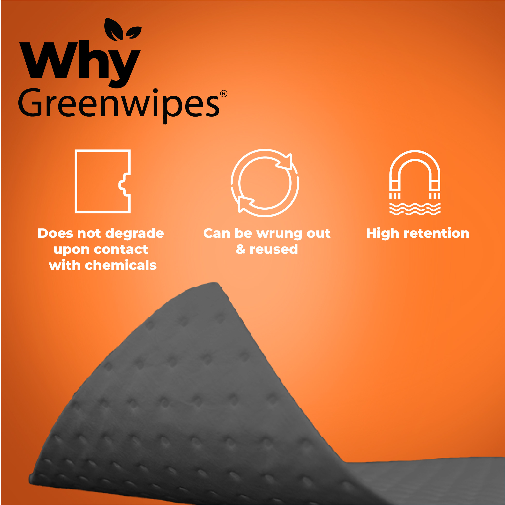 GP-9000 Greenwipes® Sorbpad™ Universal - Spill Absorbent Pad ...